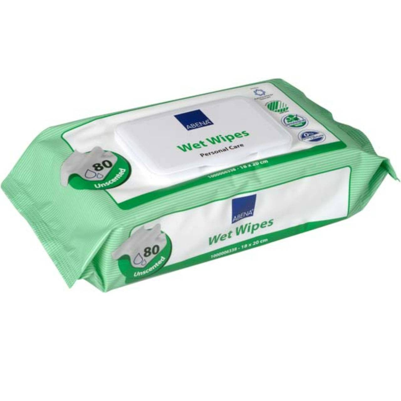Abena Moist Skin Cleanse Wipes Small Packet of 80