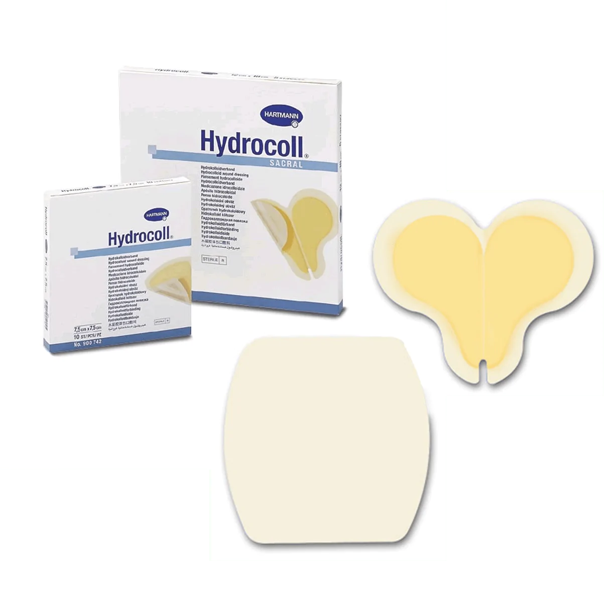 Hartmann Hydrocolloid Dressing Thin 5X5cm Suprasorb H